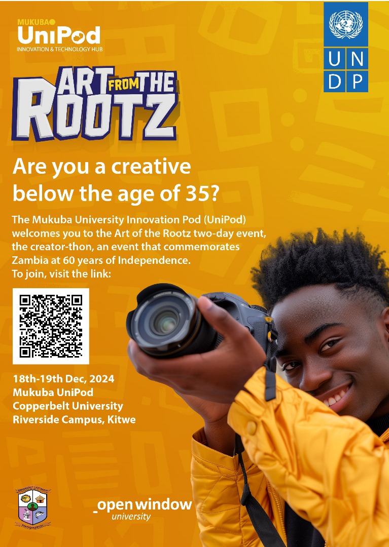 ART FROM THE ROOTZ – The Copperbelt University Innovation Pod